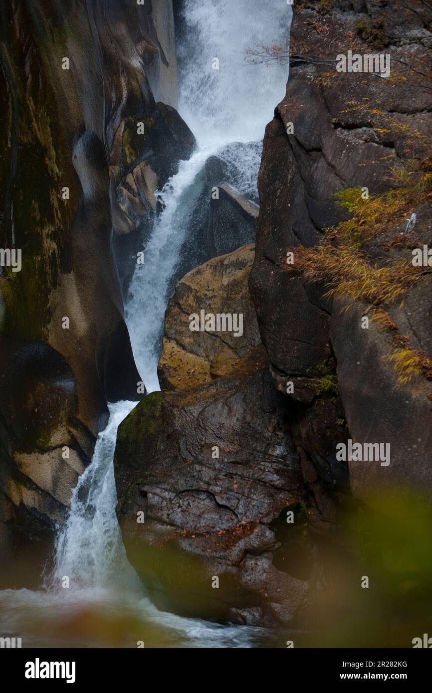 Shosenkyo gorge Senga waterfall Stock Photo - Alamy