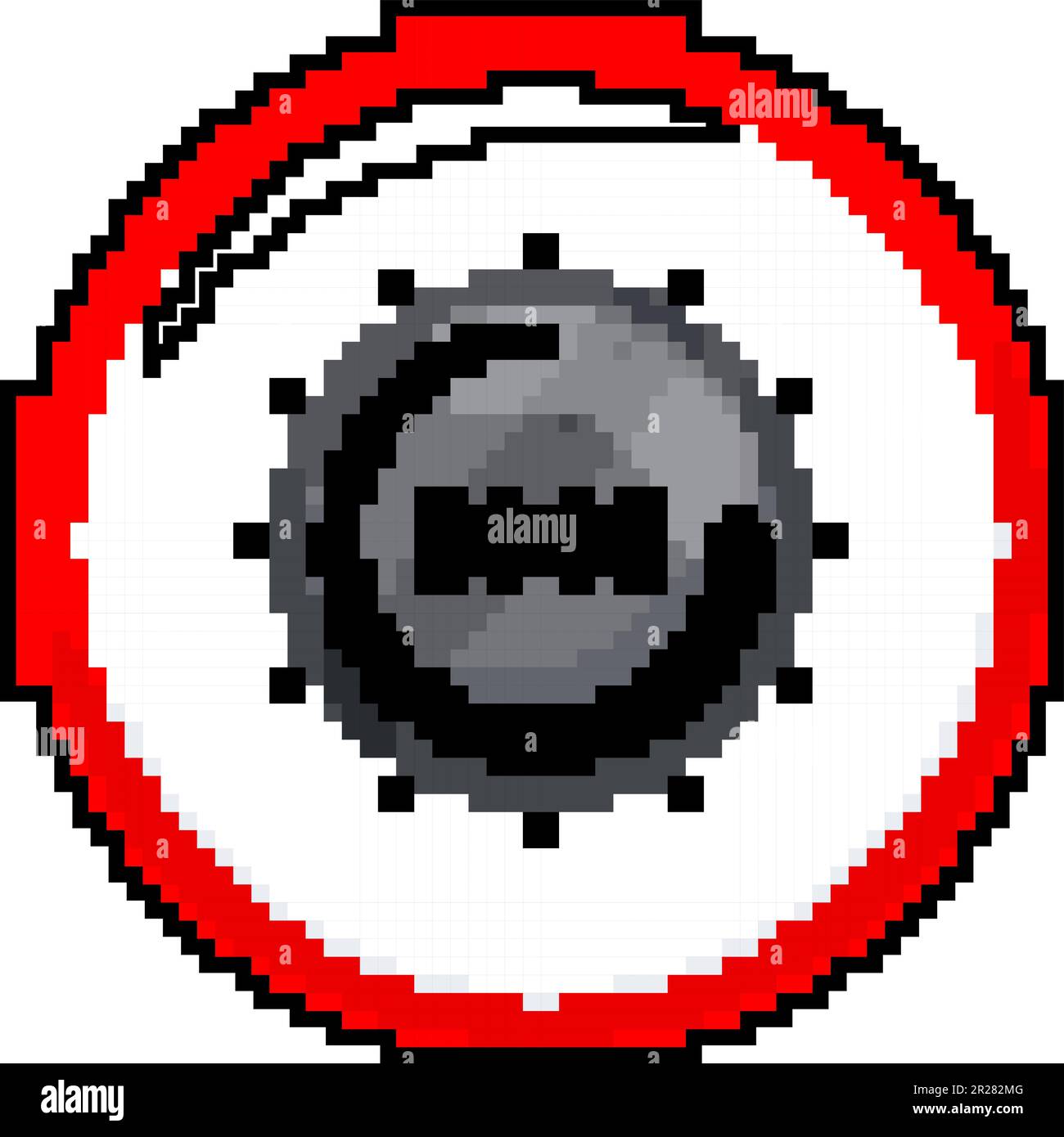 time kitchen timer clock game pixel art vector illustration Stock ...