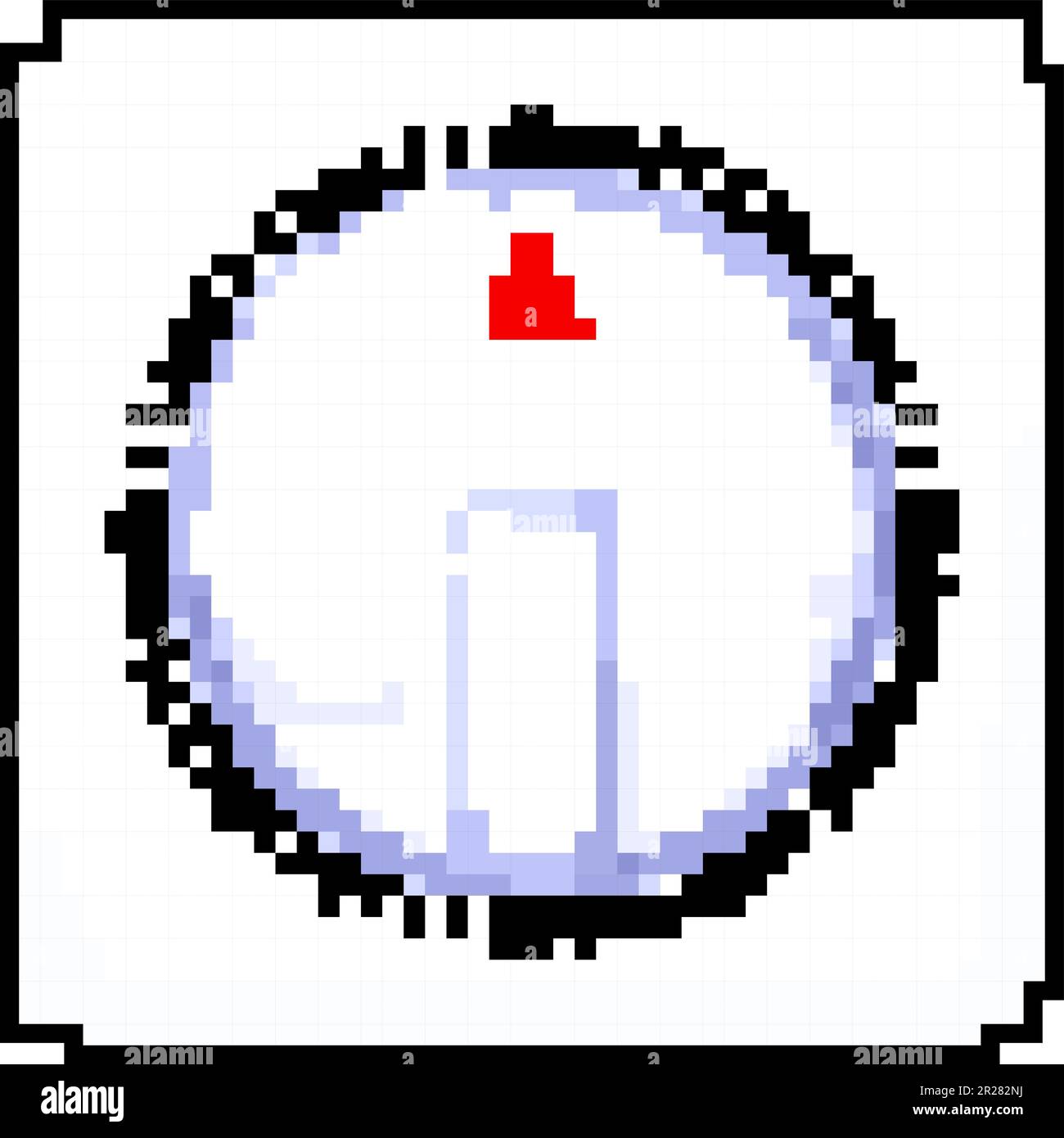 cook kitchen timer clock game pixel art vector illustration Stock ...