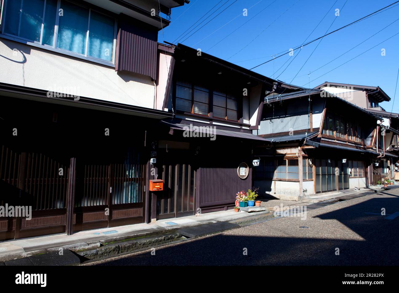 Old town Gujo Hachiman Stock Photo - Alamy