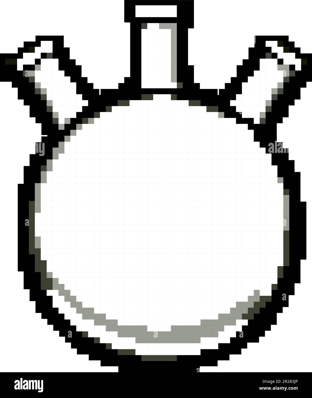 research laboratory glassware game pixel art vector illustration Stock ...