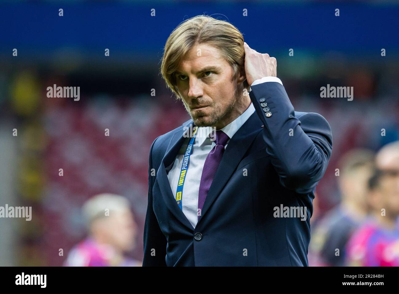 Piotr Obidzinski chairman of Rakow seen during the ceremony after ...