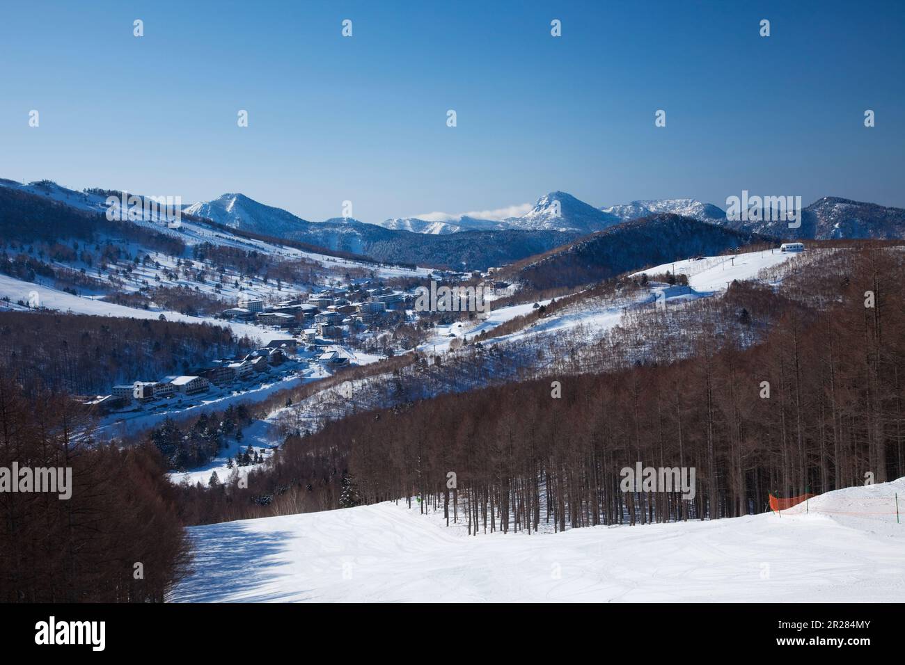 The Shiga Kogen mountains Stock Photo - Alamy