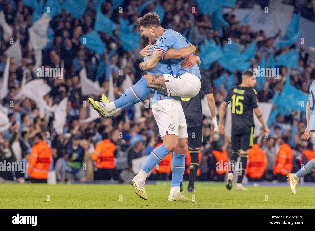 Manchester city real madrid 2023 etihad hi-res stock photography and ...