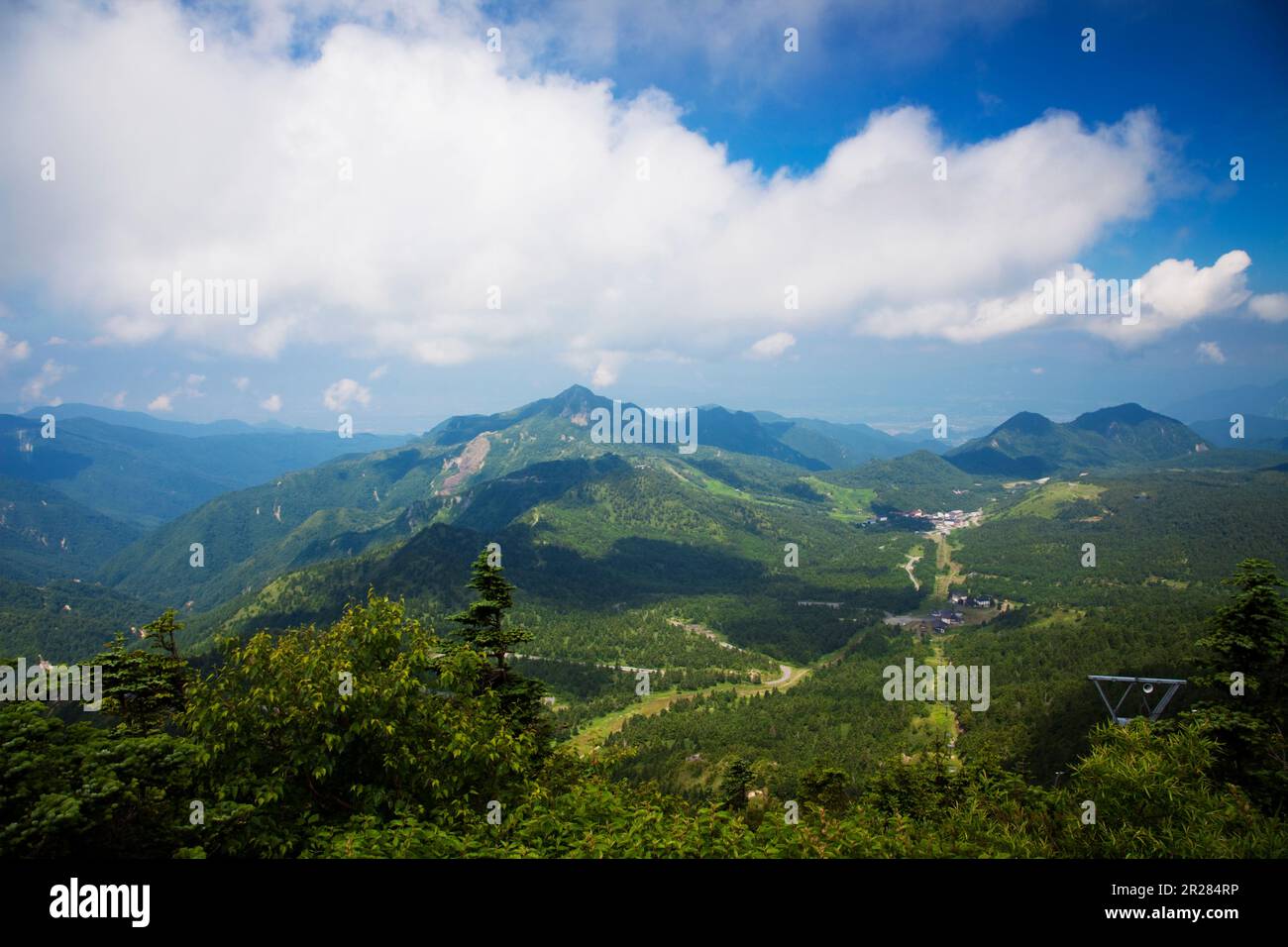 Alpine vistas from the Summit of Mt. Yokote Stock Photo - Alamy