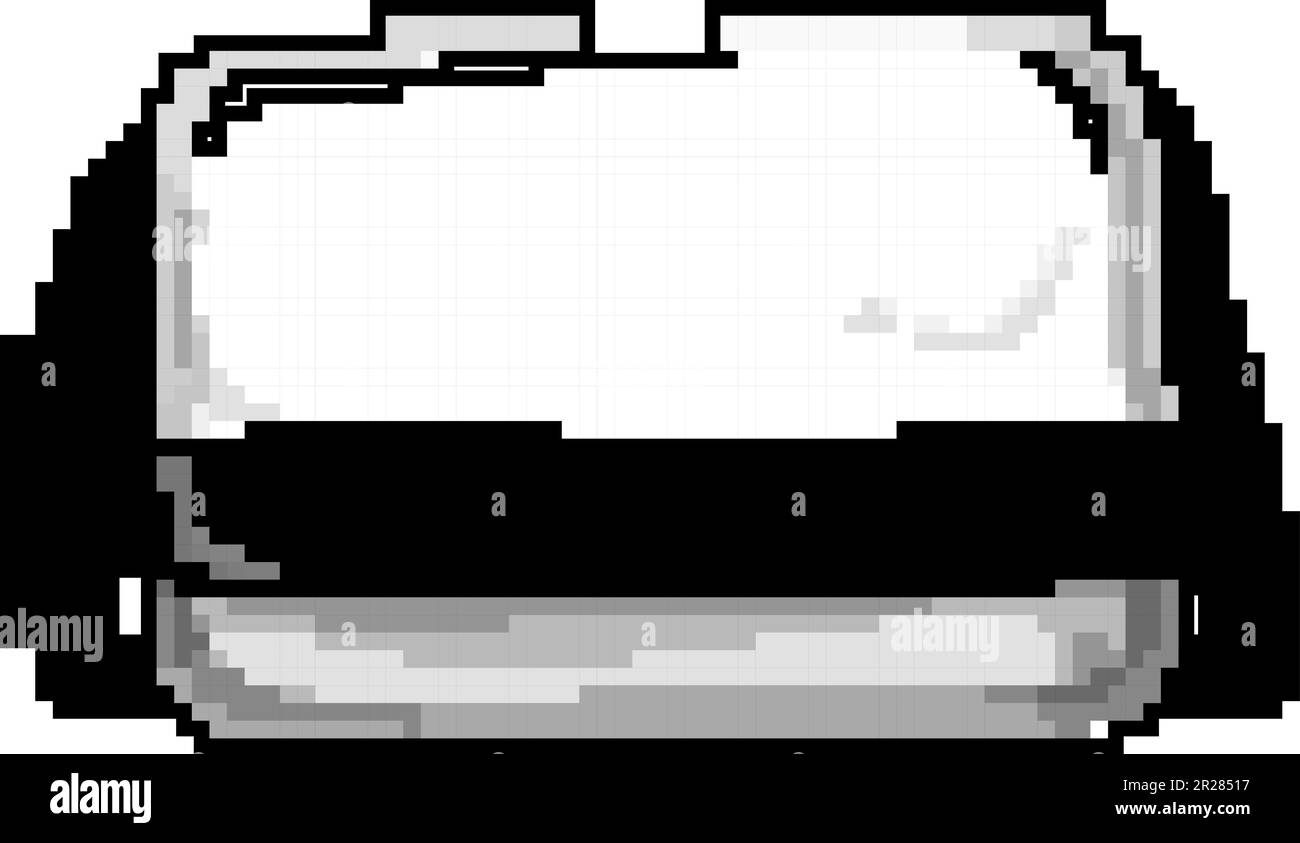 backpack laptop bag game pixel art vector illustration Stock Vector ...