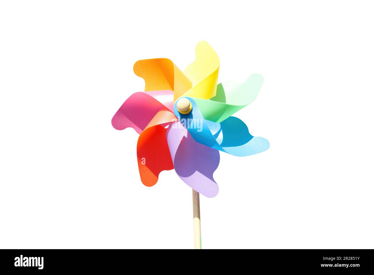 pinwheel or Wind turbine or windmill isolated white background.clean ...