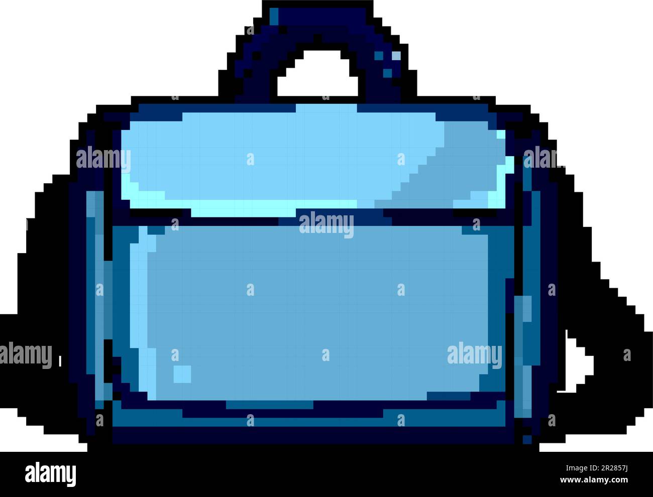 computer laptop bag game pixel art vector illustration Stock Vector ...