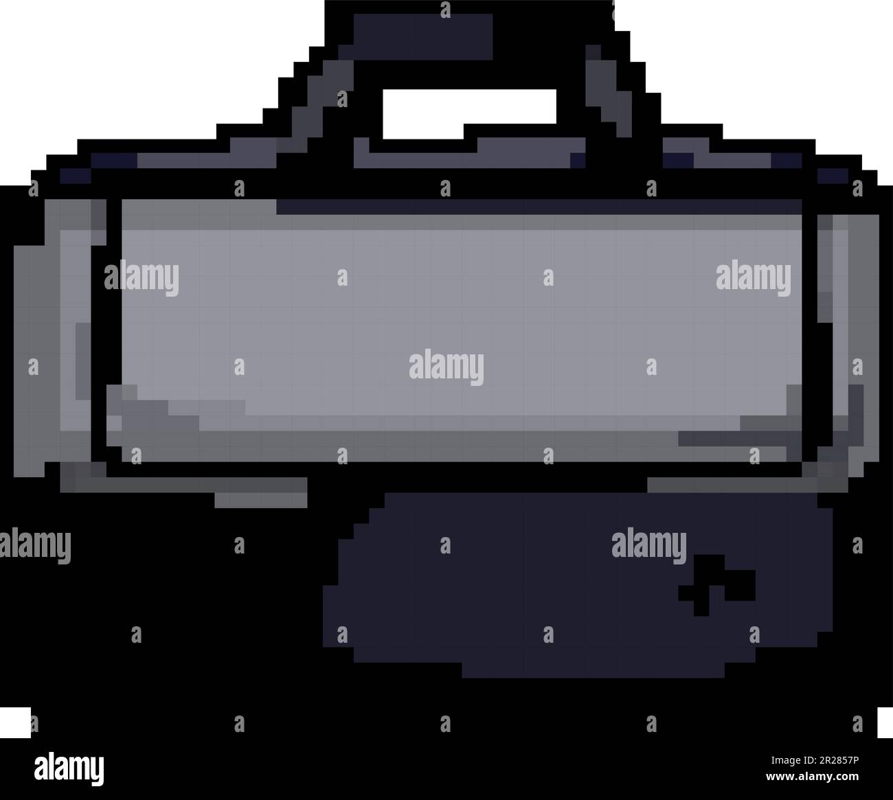 case laptop bag game pixel art vector illustration Stock Vector Image ...