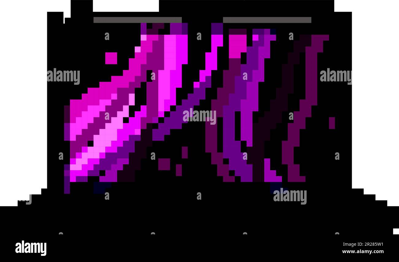 keyboard laptop gaming game pixel art vector illustration Stock Vector ...