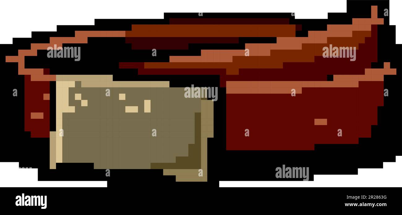 metal leather belt game pixel art vector illustration Stock Vector ...