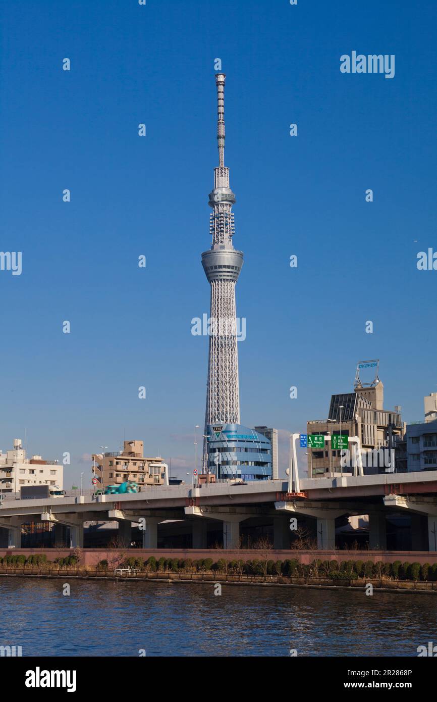 The Sky tree Tower and skyscrapers and high capital Stock Photo - Alamy