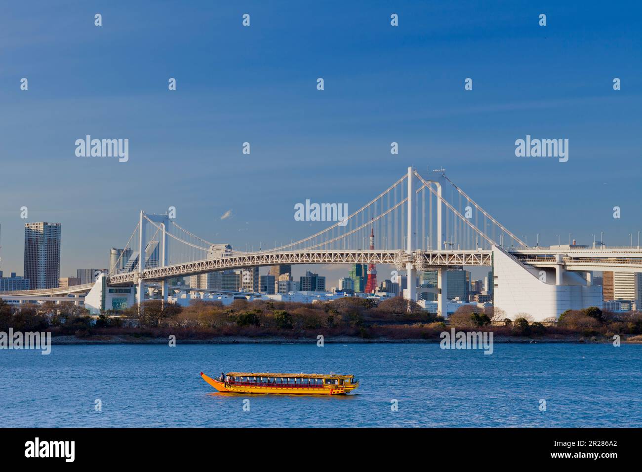 Houseboat and Rainbow Bridge Stock Photo - Alamy