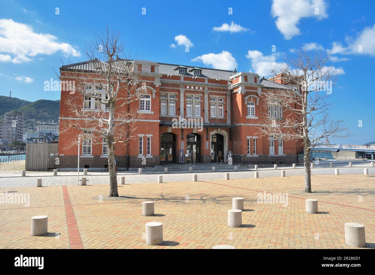 Moji retro port and former Moji customs house Stock Photo - Alamy