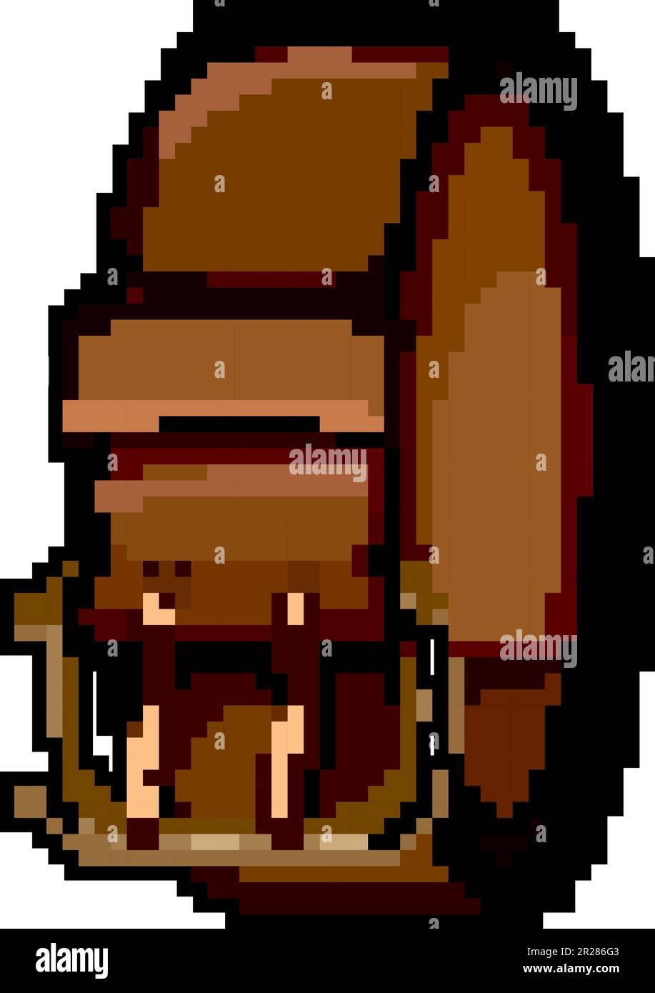 male leather belt game pixel art vector illustration Stock Vector Image ...