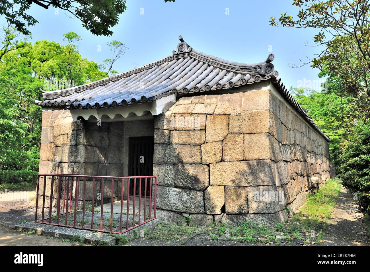 Osaka Castle gun powder depository Stock Photo - Alamy