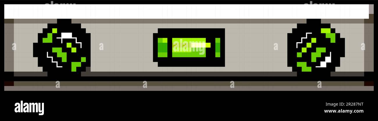 balance level tool game pixel art vector illustration Stock Vector ...