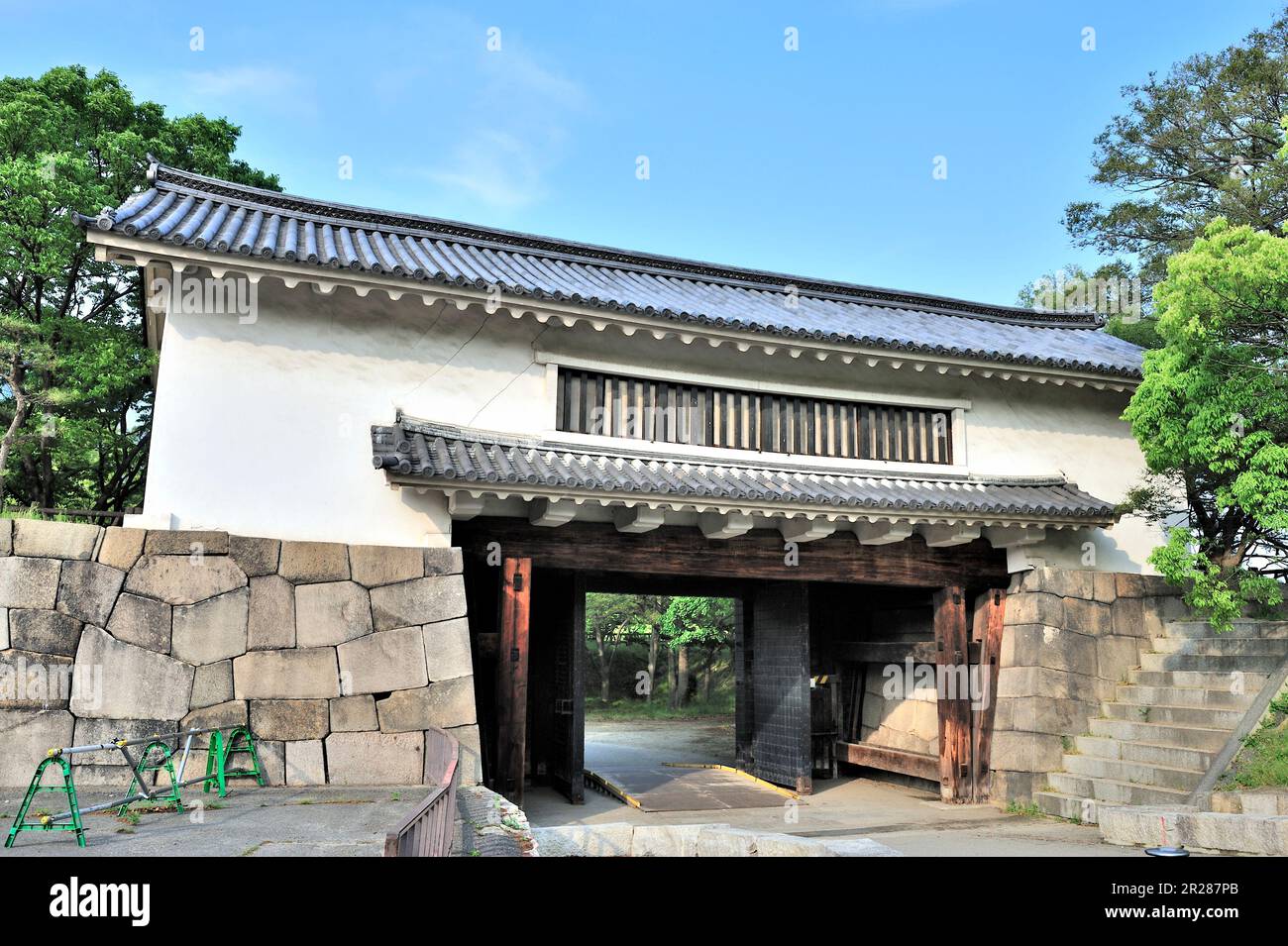 Aoya Gate of Osaka Castle Stock Photo - Alamy
