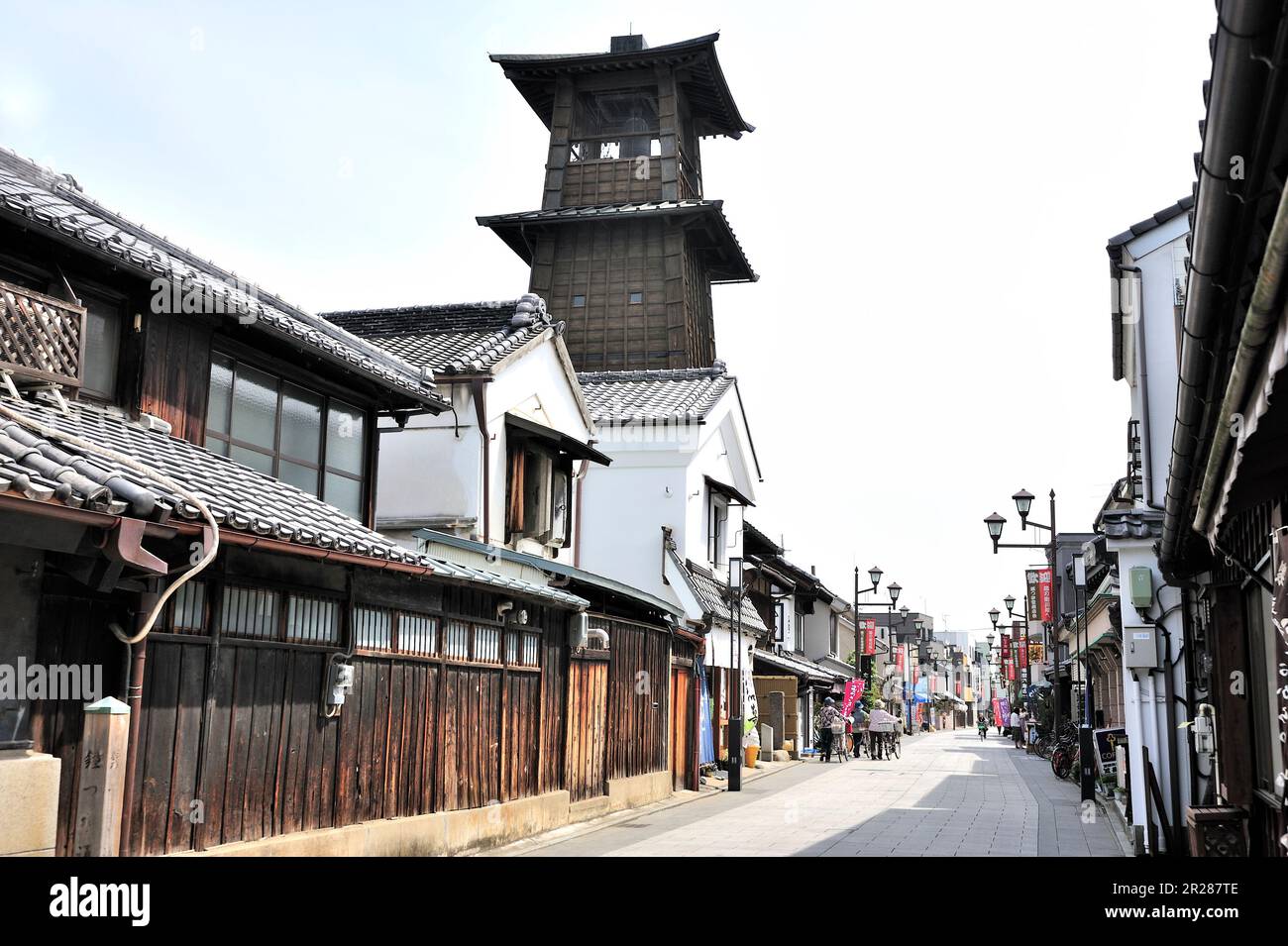 Hour Bell and Bell Ringing Street Stock Photo - Alamy