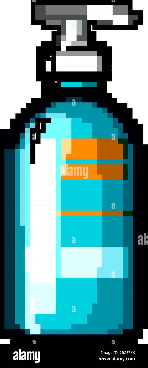 skin lotion game pixel art vector illustration Stock Vector Image & Art ...