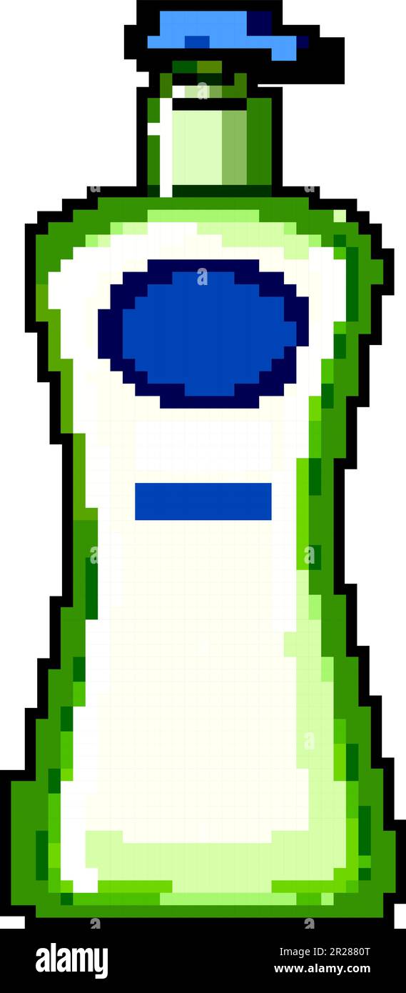 cream lotion game pixel art vector illustration Stock Vector Image ...