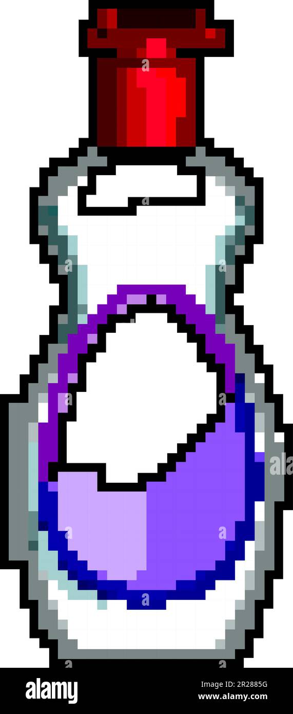 spa lotion game pixel art vector illustration Stock Vector Image & Art ...