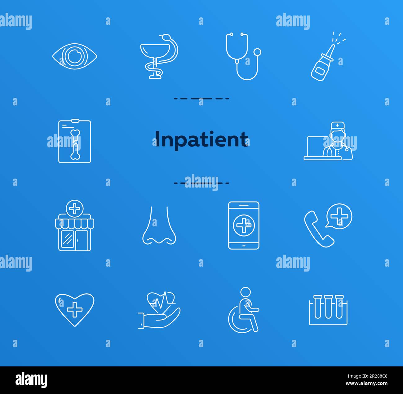 Nasal bone fracture Stock Vector Images - Alamy