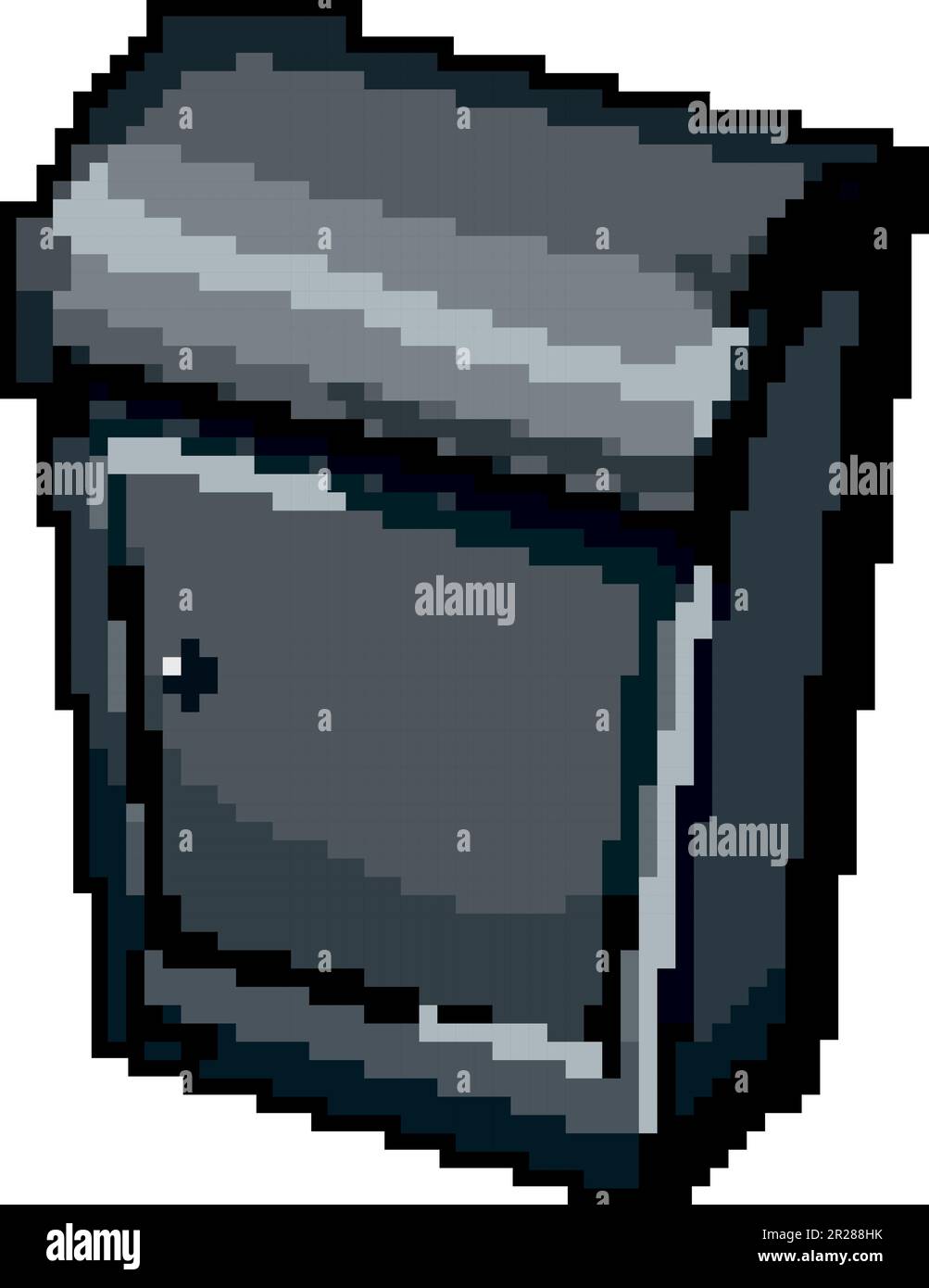 mail mailbox letter game pixel art vector illustration Stock Vector ...