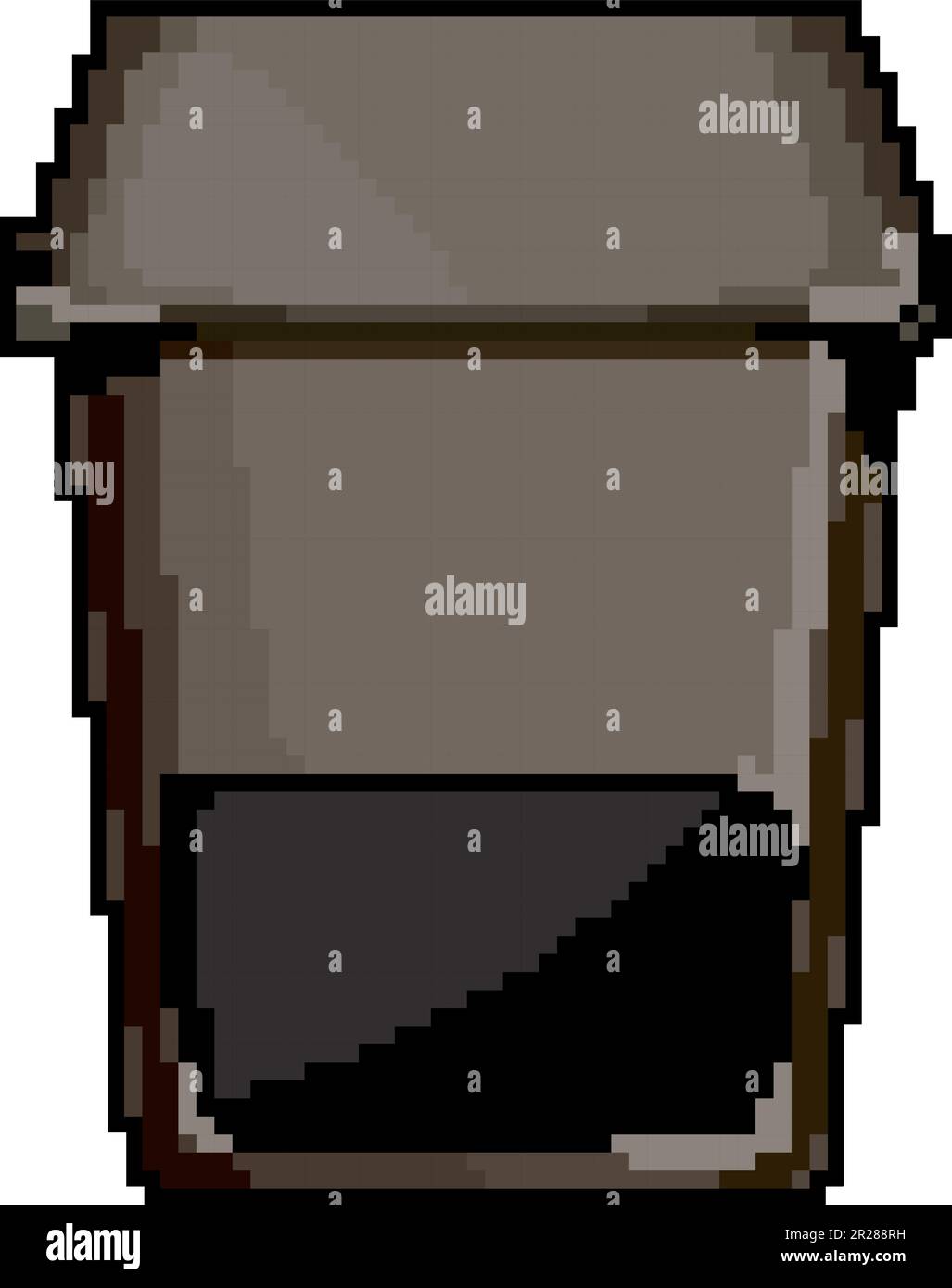 post mailbox letter game pixel art vector illustration Stock Vector ...