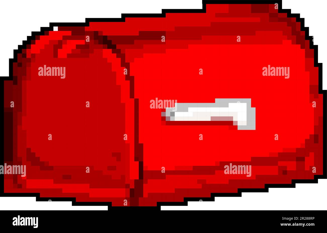 delivery mailbox letter game pixel art vector illustration Stock Vector ...