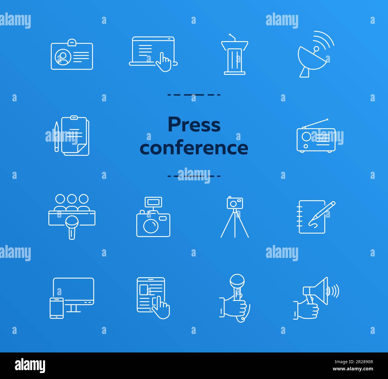 Note press Stock Vector Images - Alamy