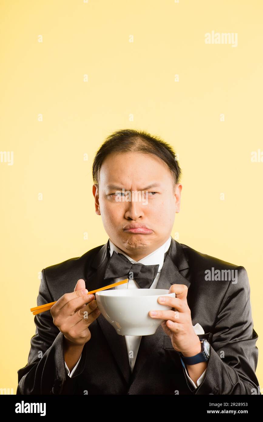 What did you put in here. a mature man sitting alone in the studio and ...