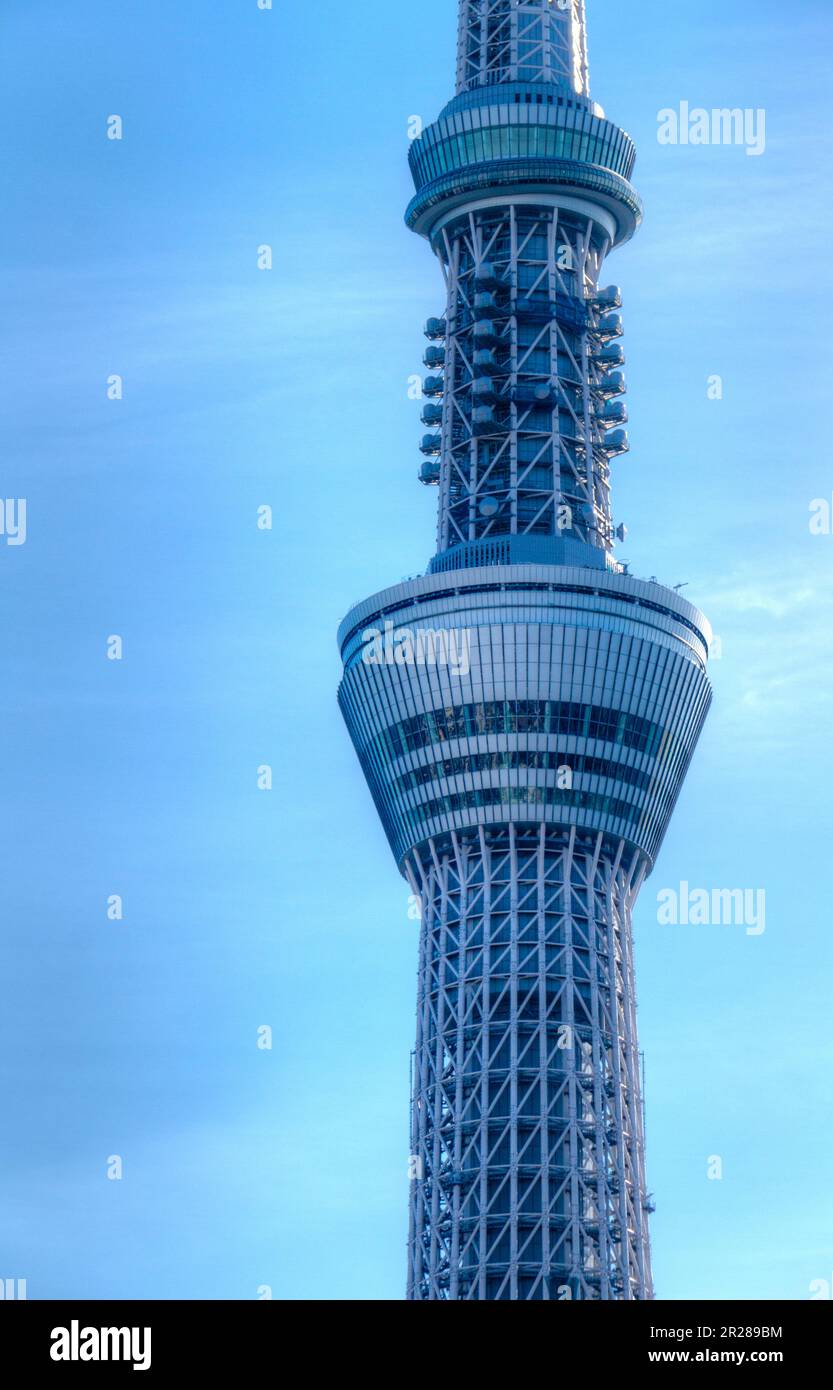 Tokyo Sky Tree observatory close-up Stock Photo - Alamy