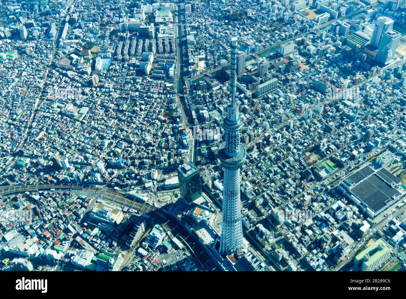 Aerial view of Tokyo sky tree Stock Photo - Alamy