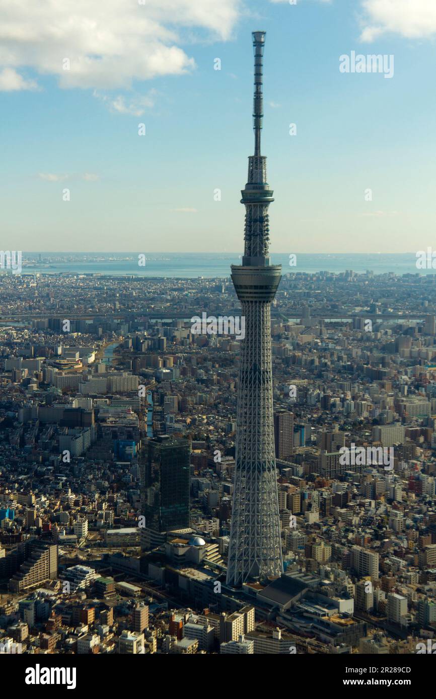 Aerial view of Tokyo sky tree Stock Photo - Alamy