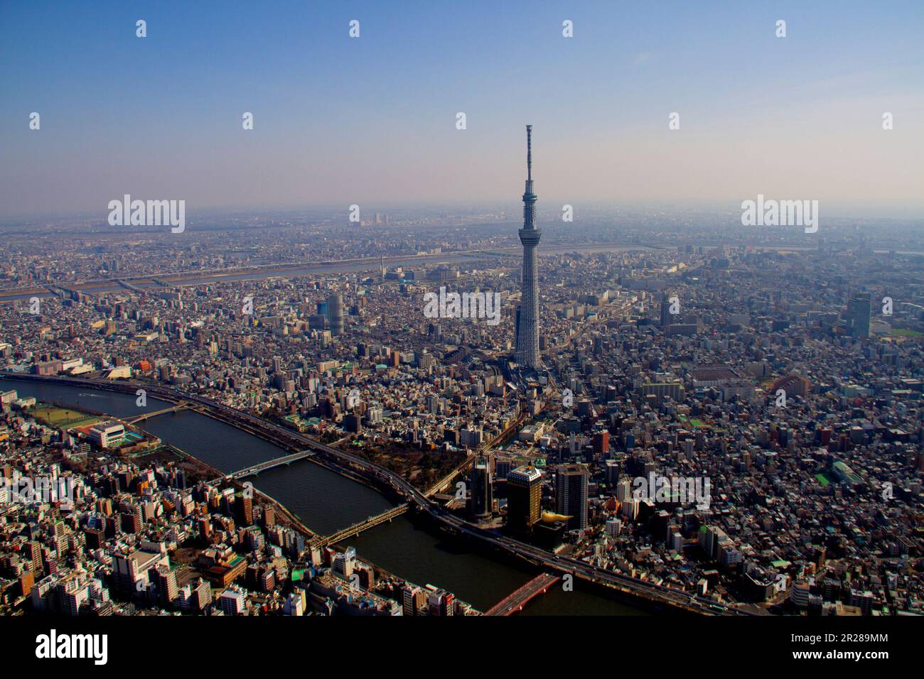Aerial view of the Tokyo sky tree and Asakusa area Stock Photo - Alamy