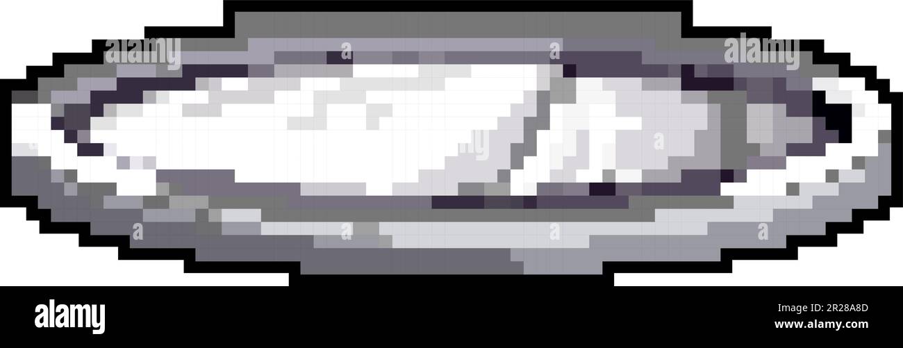 meal marble tray game pixel art vector illustration Stock Vector Image ...