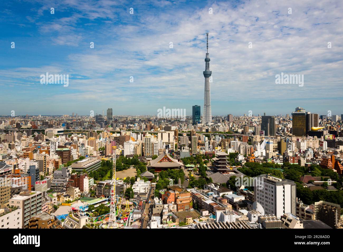 Tokyo Sky Tree and townscape of Asakusa Stock Photo - Alamy
