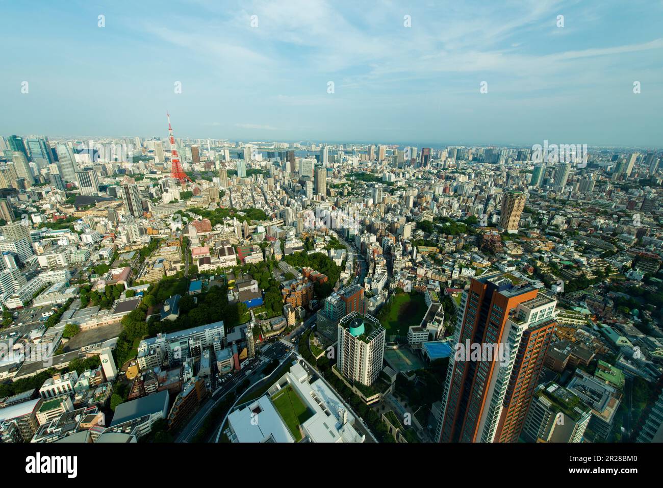 Tokyo Tower, Rainbow Bridge and Tokyo Gate Bridge Stock Photo - Alamy