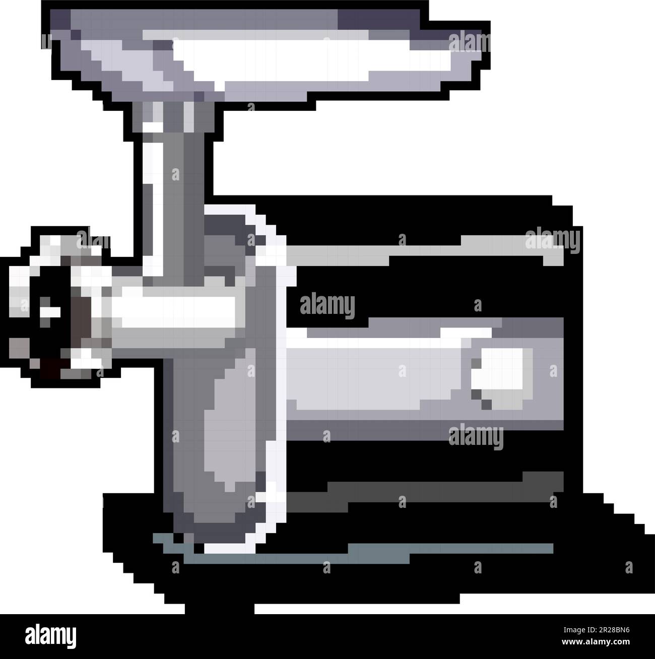 appliance meat grinder game pixel art vector illustration Stock Vector ...