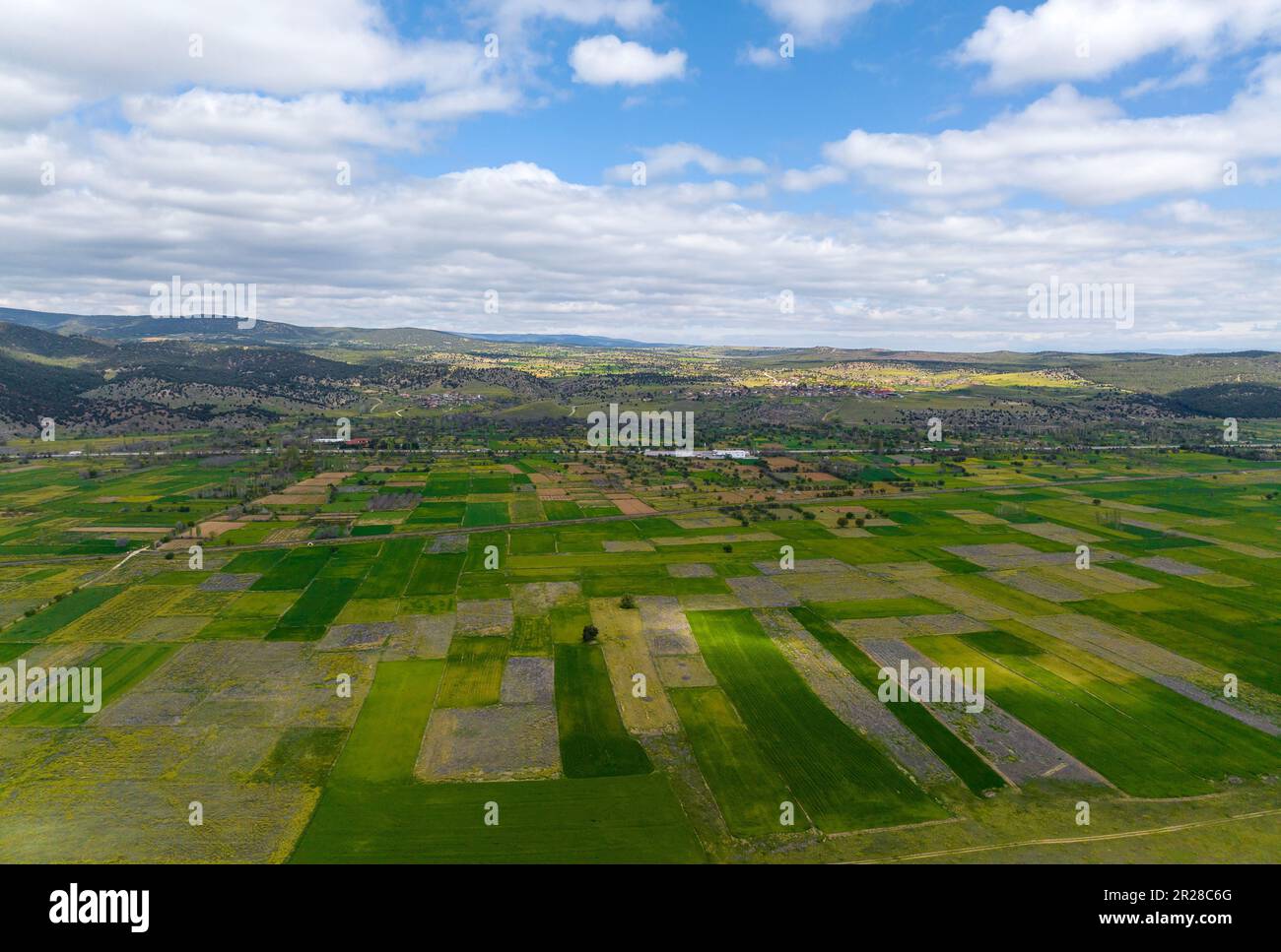 Aerial view of Acigol Lake, Denizli Turkey Stock Photo - Alamy