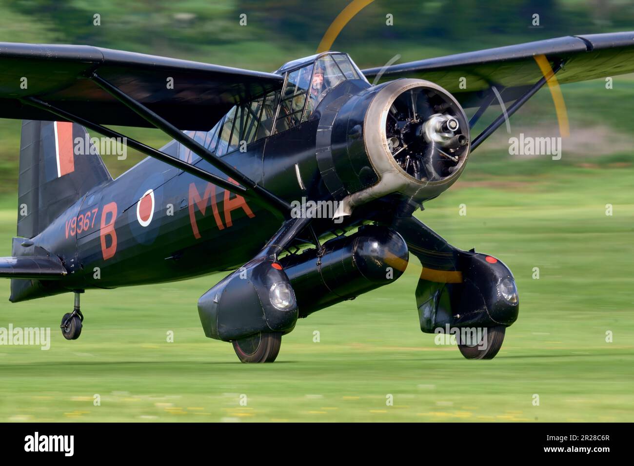 Westland Lysander in flight Stock Photo - Alamy