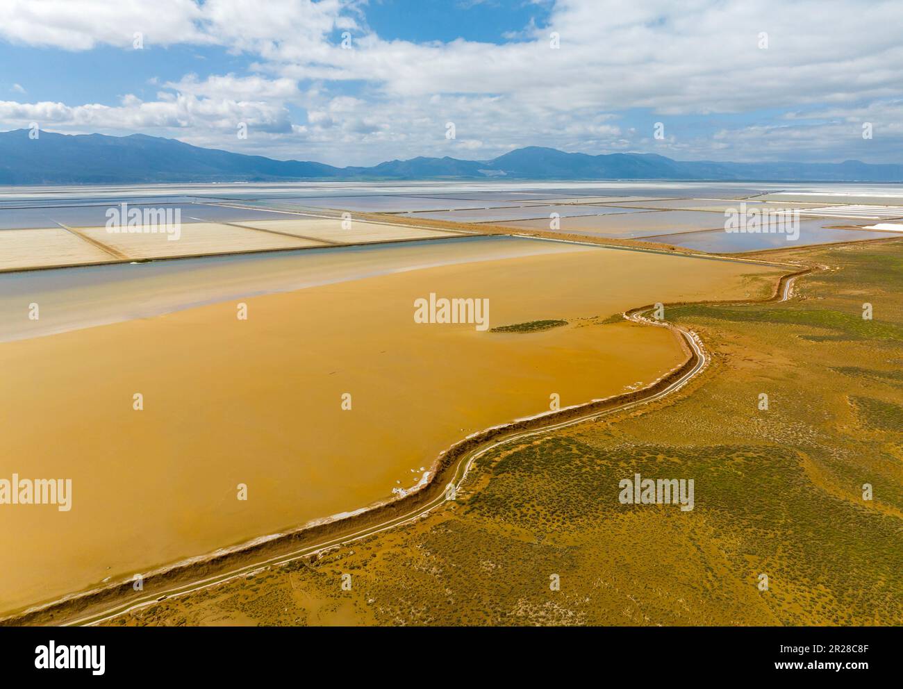 Aerial view of Acigol Lake, Denizli Turkey Stock Photo - Alamy