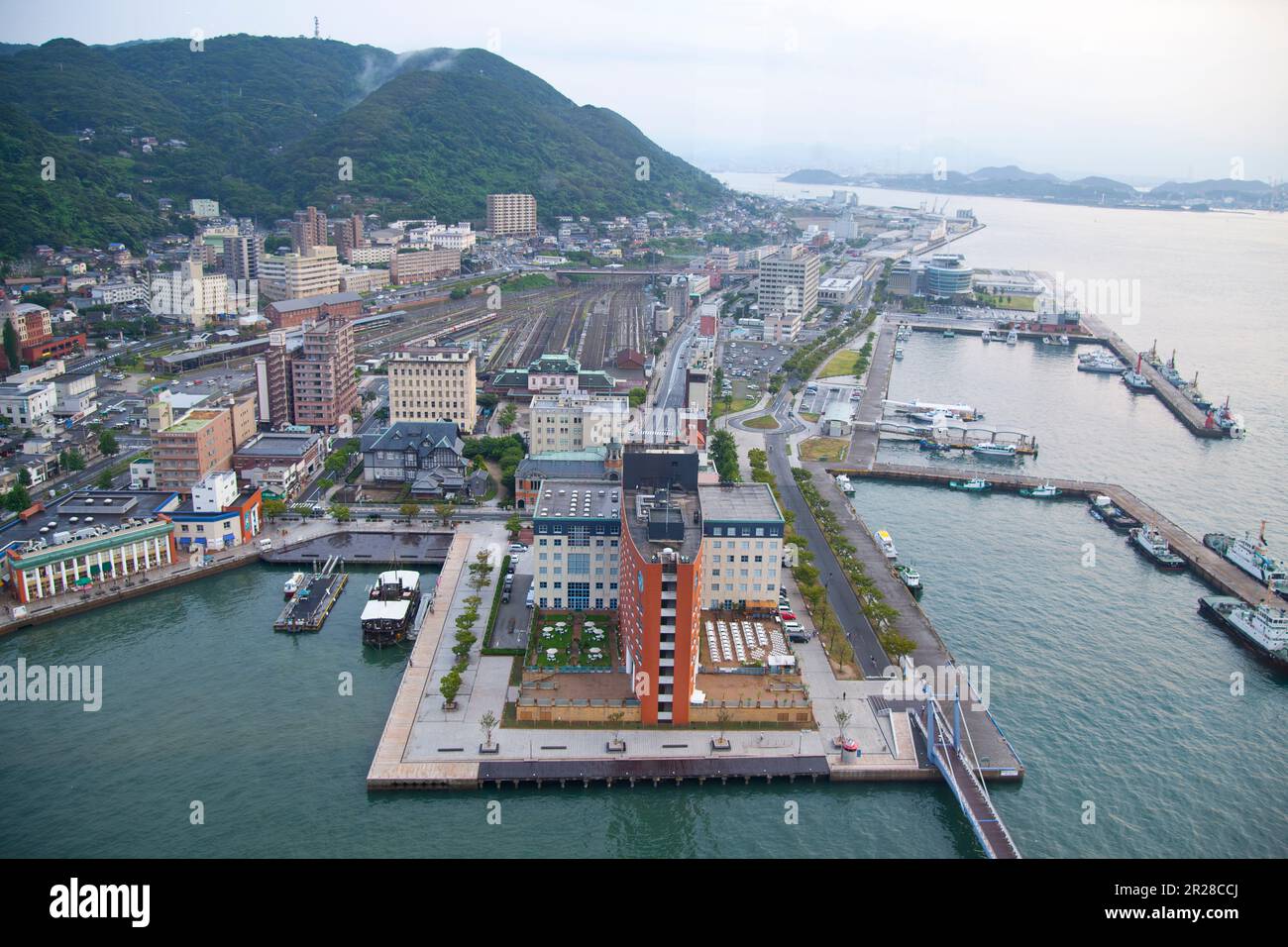 Moji Port retro area Stock Photo - Alamy