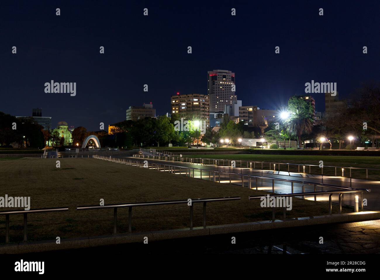 Hiroshima peace park view hi-res stock photography and images - Alamy