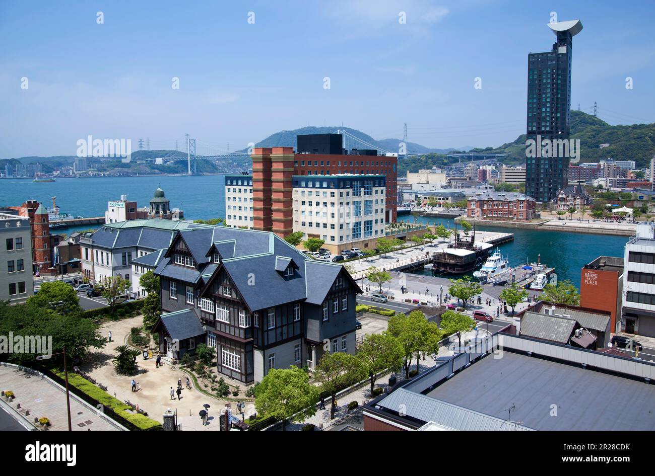 Moji Port Retro Area cityscape Stock Photo - Alamy