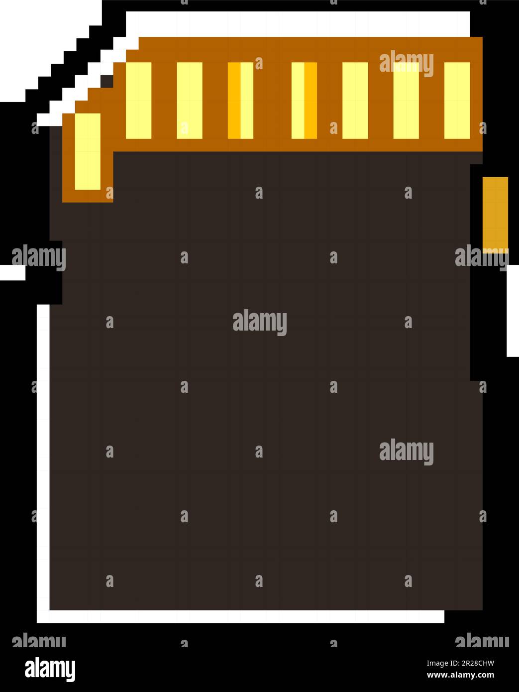 sd memory card game pixel art vector illustration Stock Vector Image ...