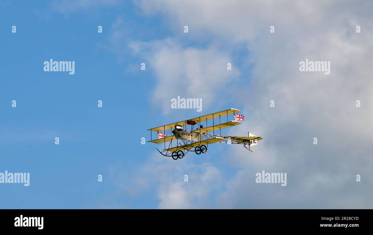 Avro Triplane flying Stock Photo - Alamy