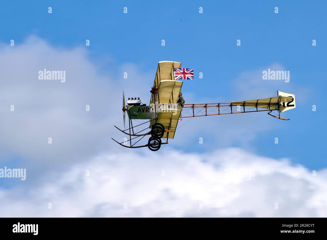 Avro Triplane flying Stock Photo - Alamy