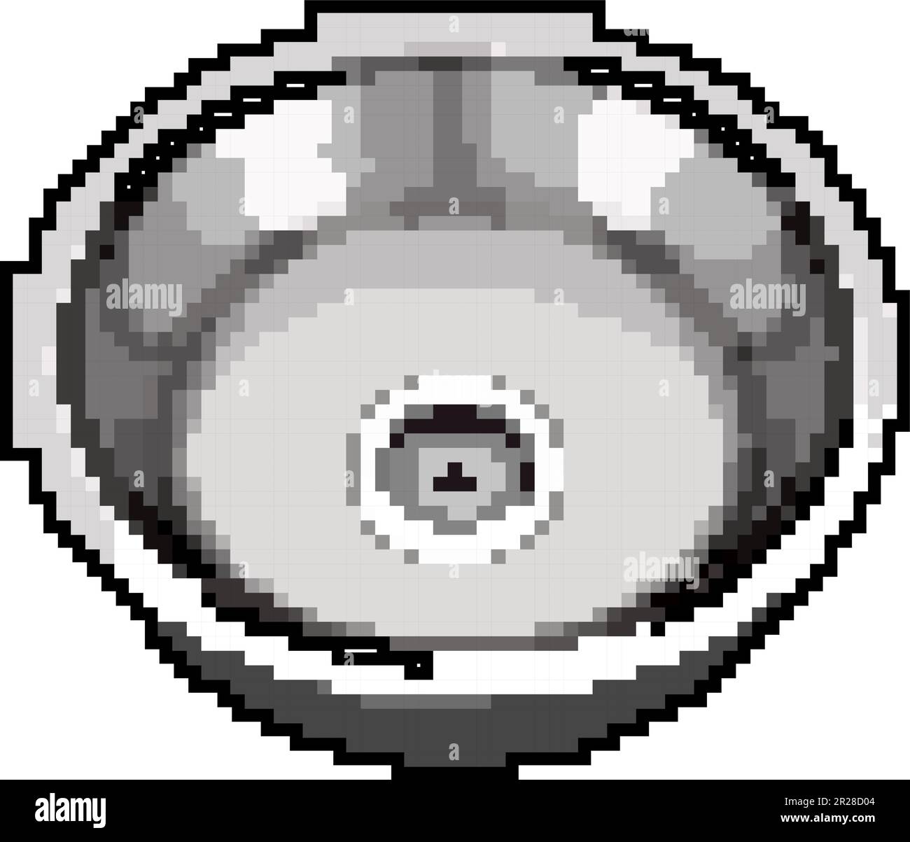 silver metal sink game pixel art vector illustration Stock Vector Image ...